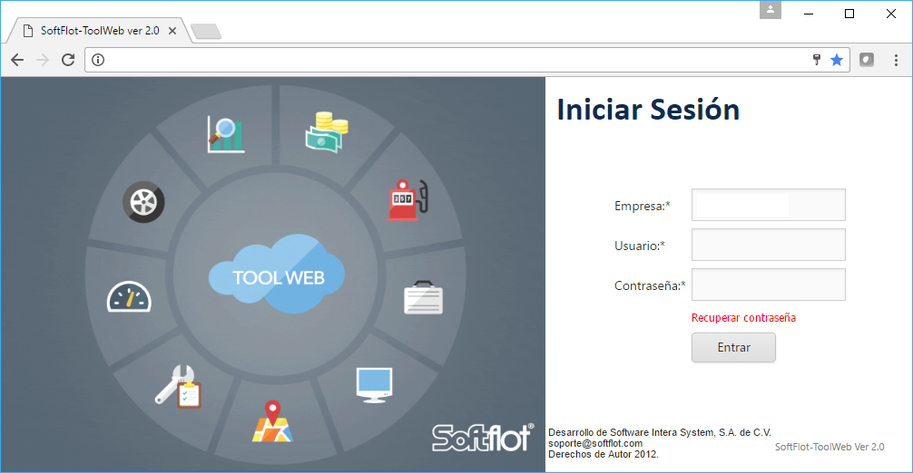 Enlace de Base de Datos a ToolWeb